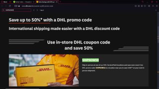 DHL Promo Codes & Black Friday 2024 Deals - 50% Off