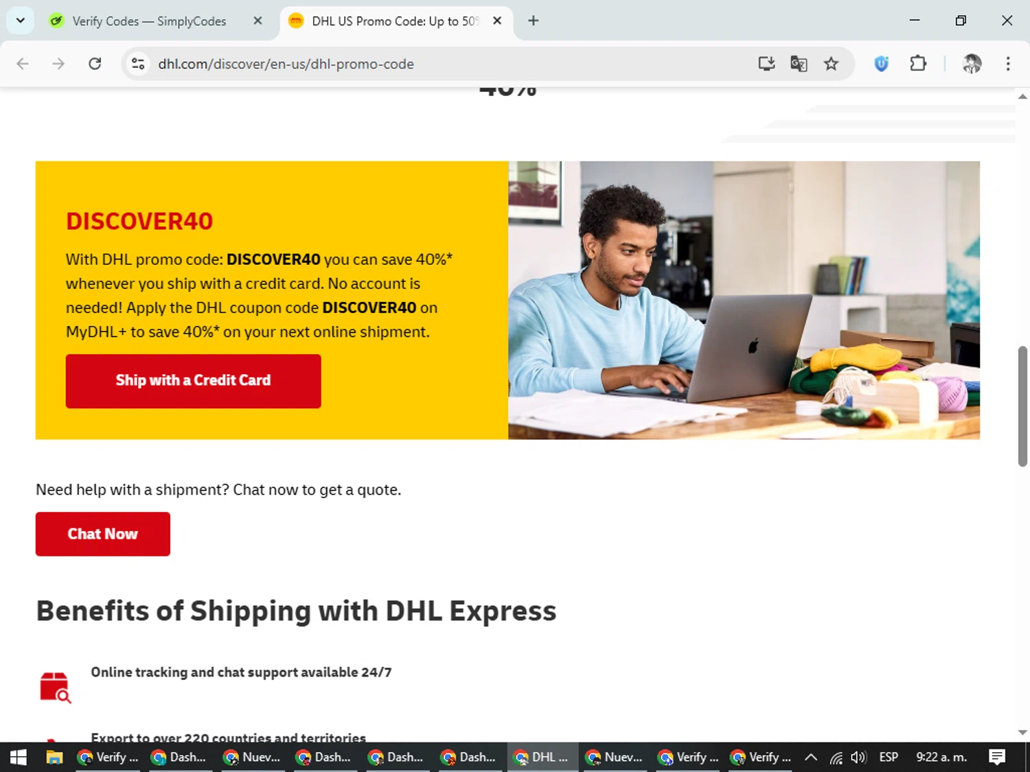 DHL Promo Codes - 50% Off Sitewide (5 Verified) Dec 2025