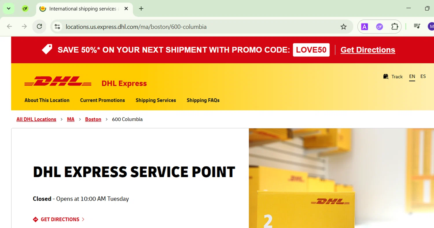 DHL Discount Codes - 50% Off (7 Verified) Jul 2025