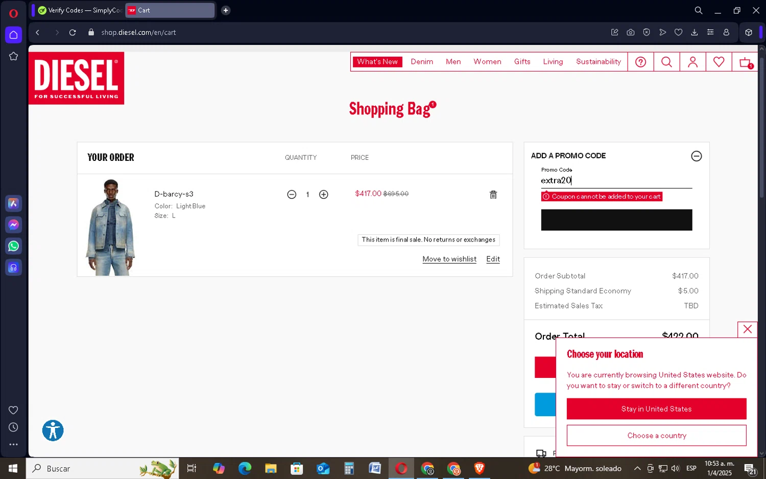 Diesel Discount Codes - 25% Off (3 Verified) Nov 2025