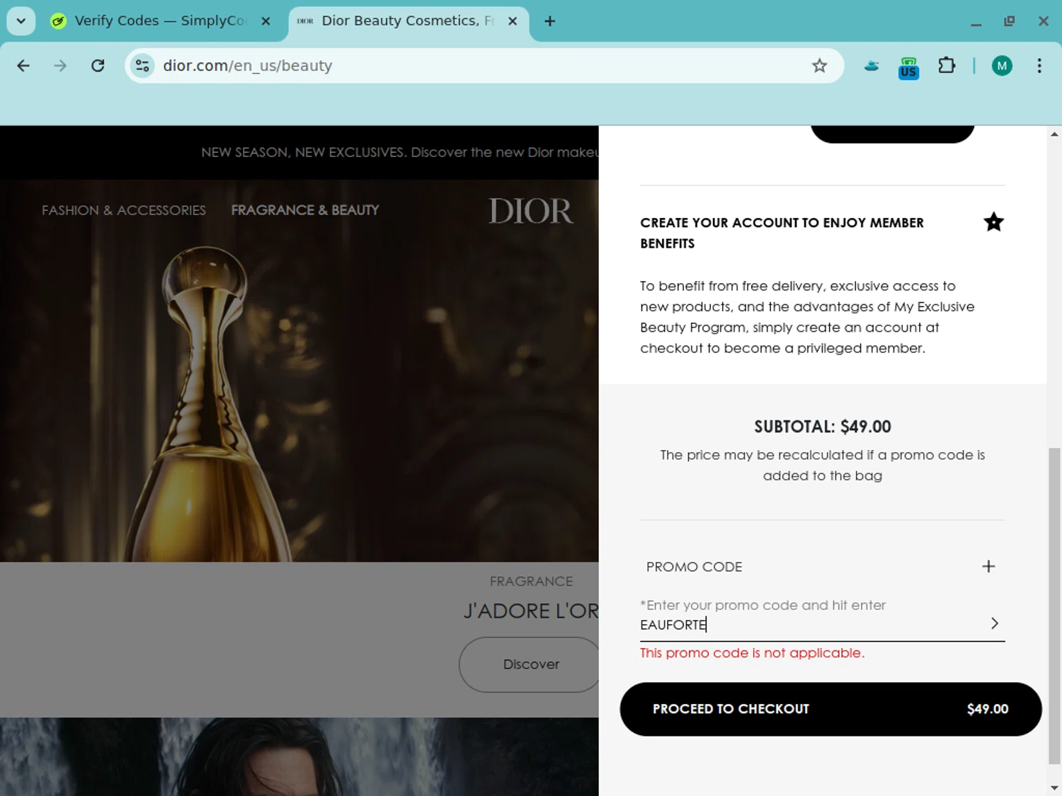 Dior Beauty Promo Codes - $10 Off | October 2024
