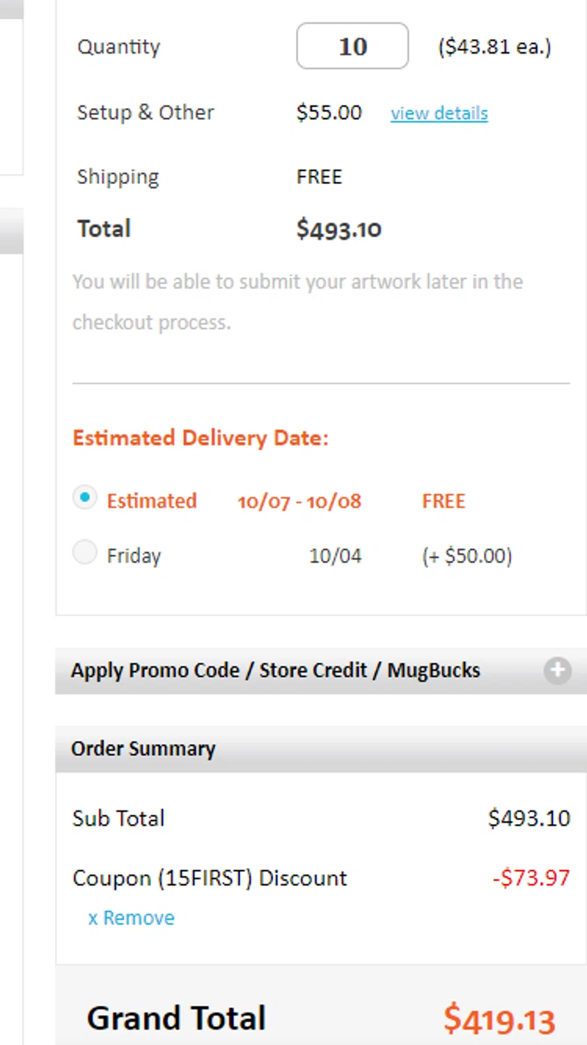 DiscountMugs Promo Codes - 15% Off | October 2024