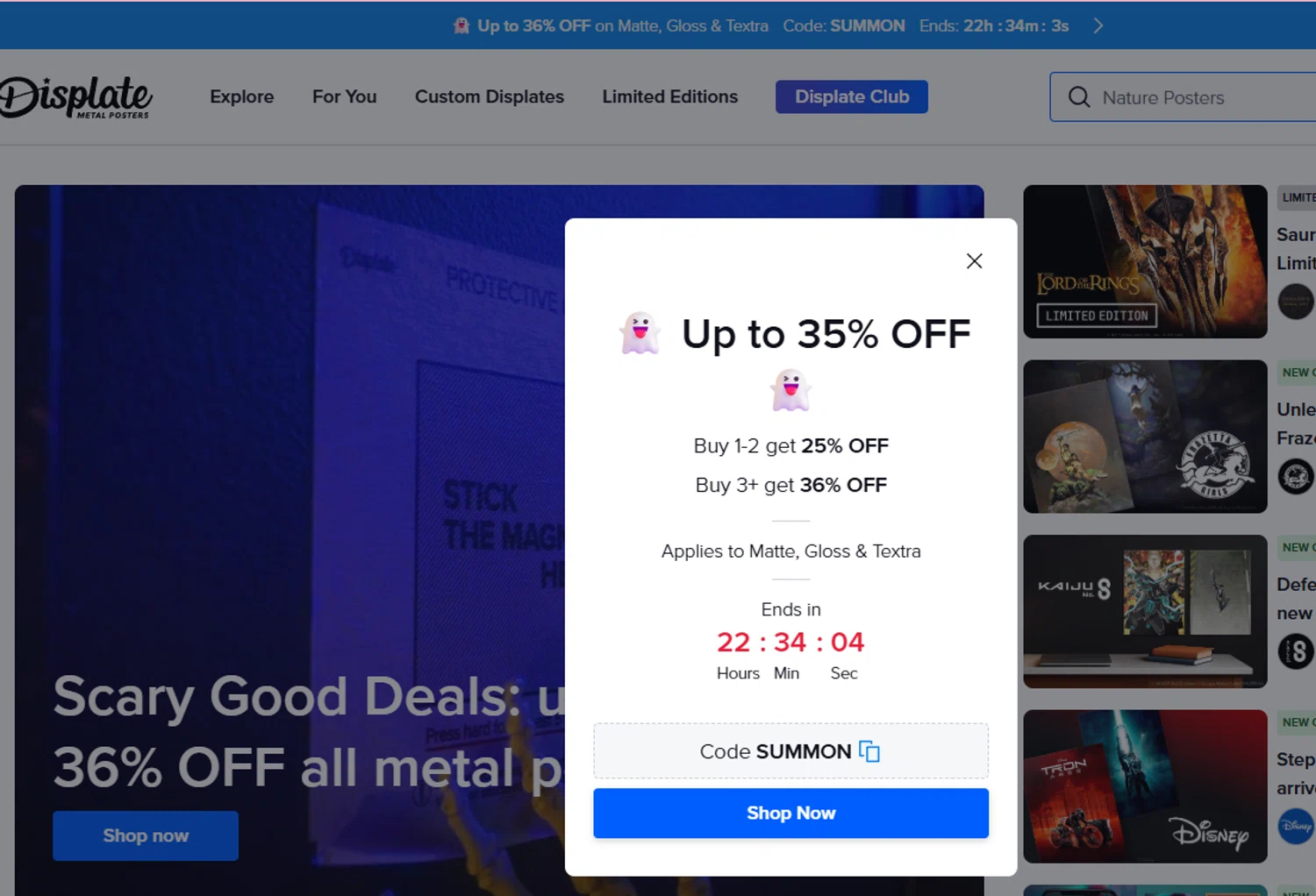 Displate Promo Codes (43 Verified) - Sitewide Nov 2025