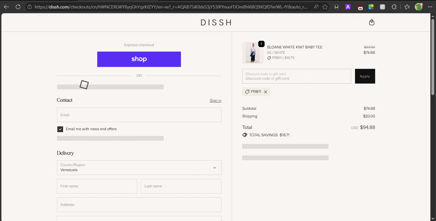 DISSH Promo Codes - 70% Off (+8 Codes) June 2026