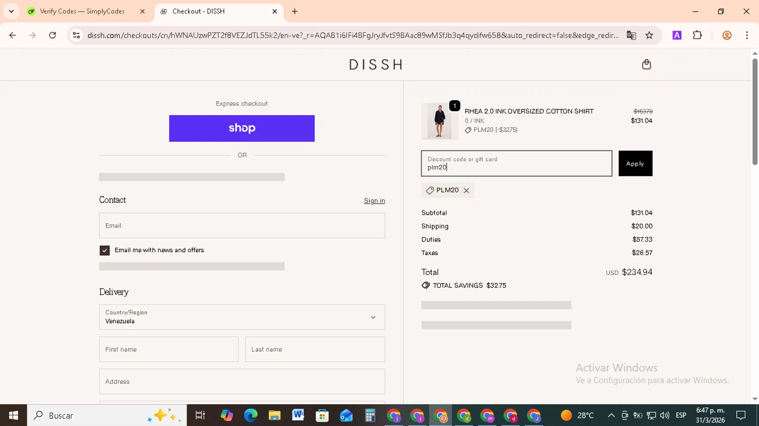 DISSH Promo Codes - 70% Off (+8 Codes) June 2026