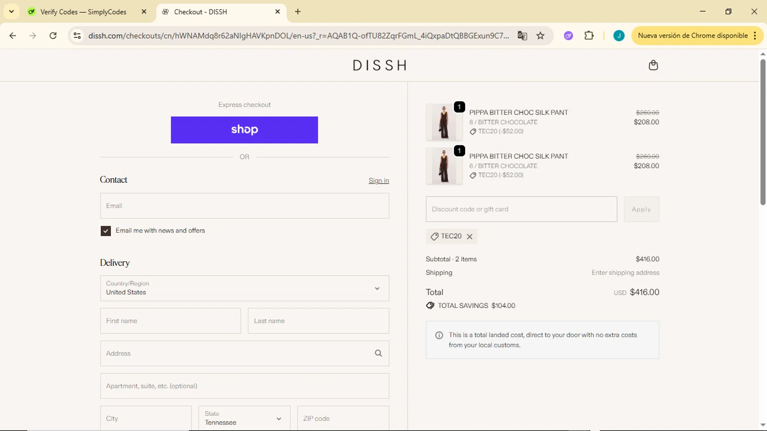 DISSH Promo Codes - 70% Off (+8 Codes) June 2026