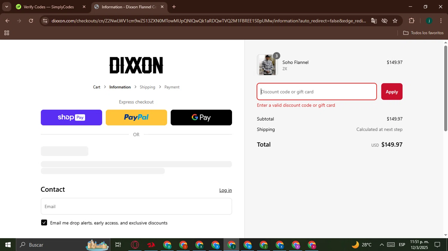 Dixxon Flannel Promo Codes (1 Verified) - 15% Off Jul 2025