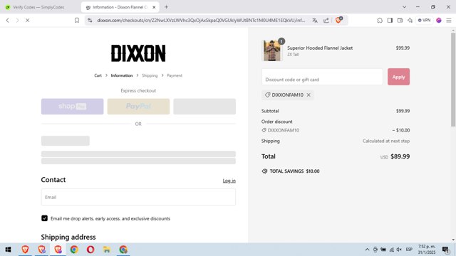 Dixxon Flannel Promo Codes (1 Verified) - 15% Off Jul 2025