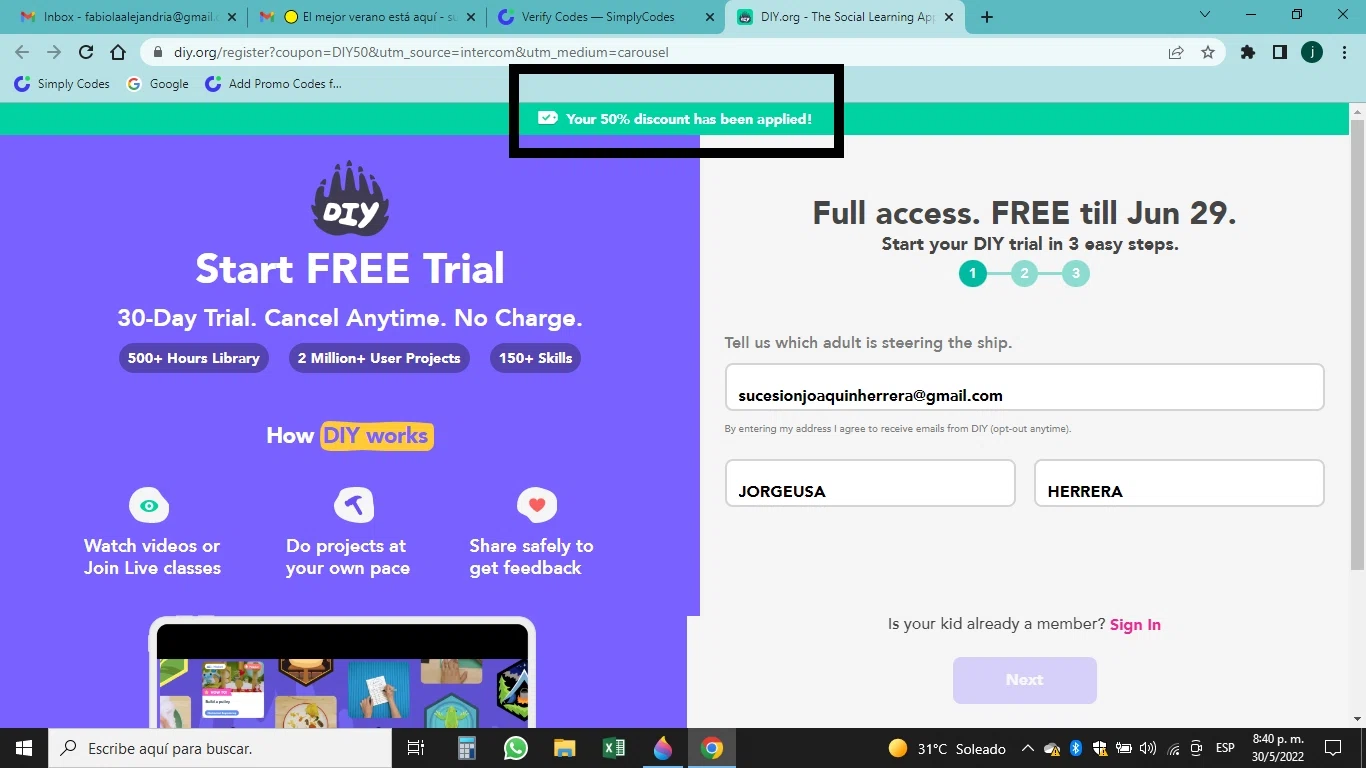DIY Coupons - 50% Off | November 2024