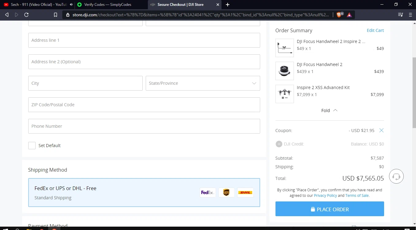 DJI Store Coupons - 20% Off | December 2024