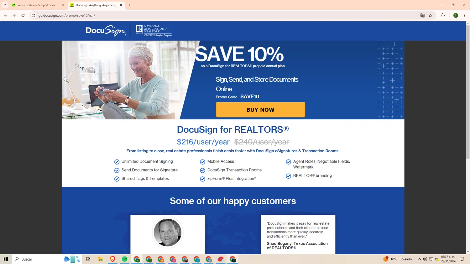 DocuSign Promo Codes - 10% Off | December 2024