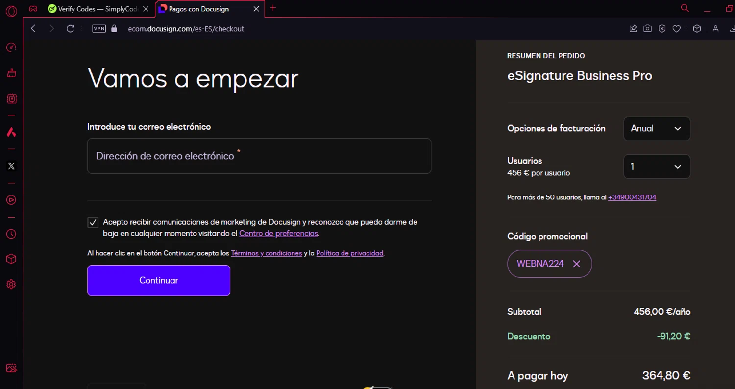 DocuSign Promo Codes - 20% Off | September 2024