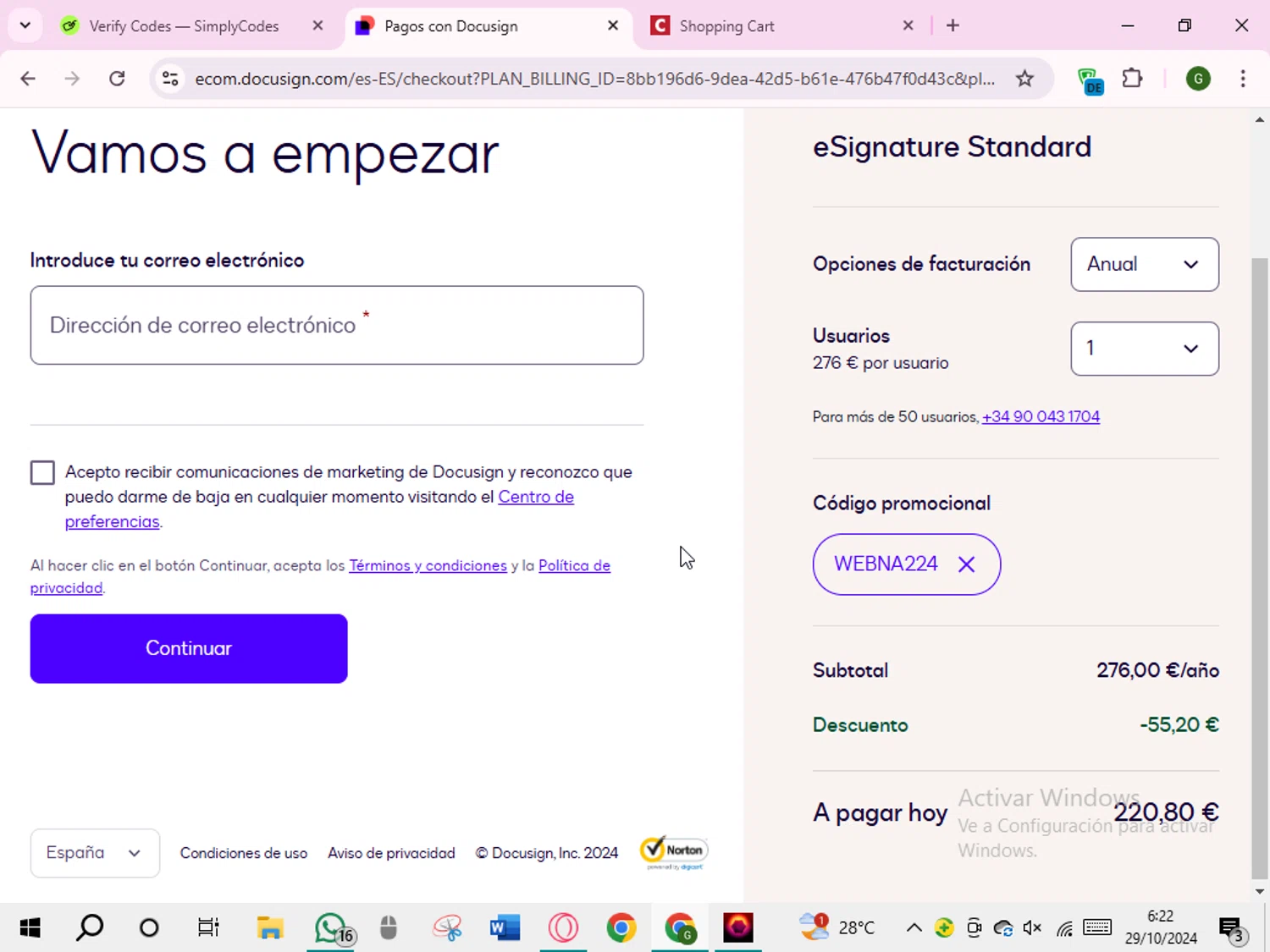 DocuSign Promo Codes & Black Friday 2024 Deals - 25% Off