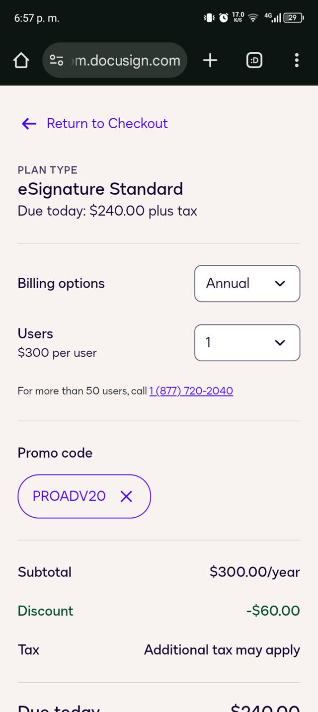 DocuSign Promo Codes (6 Verified) - 20% Off w/Code Oct 2025