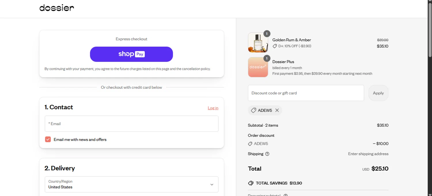 Dossier Promo Codes (6 Verified) - 10% Off Sitewide Jun 2025