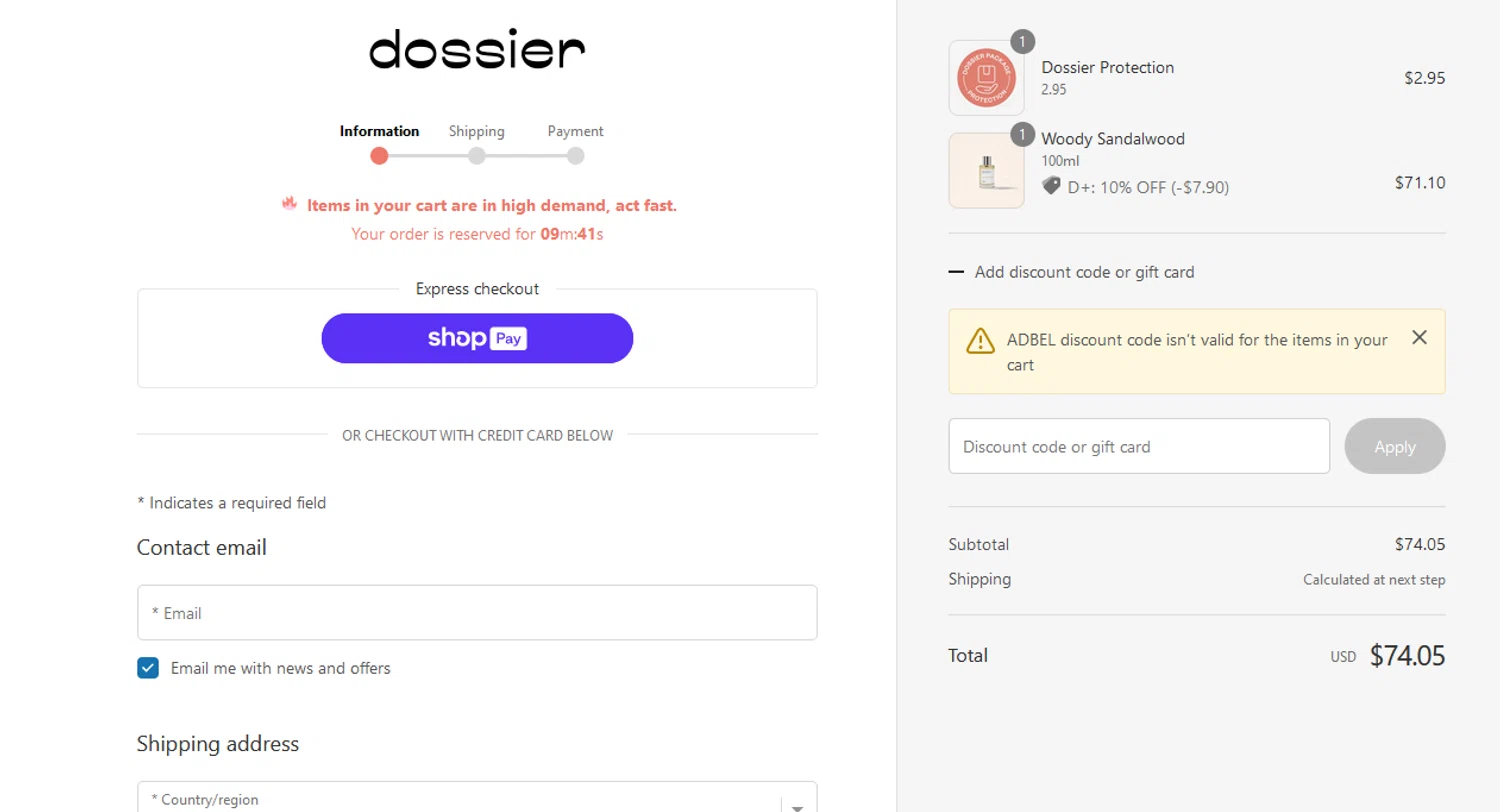 Dossier Promo Codes – 10% Off | March 2024