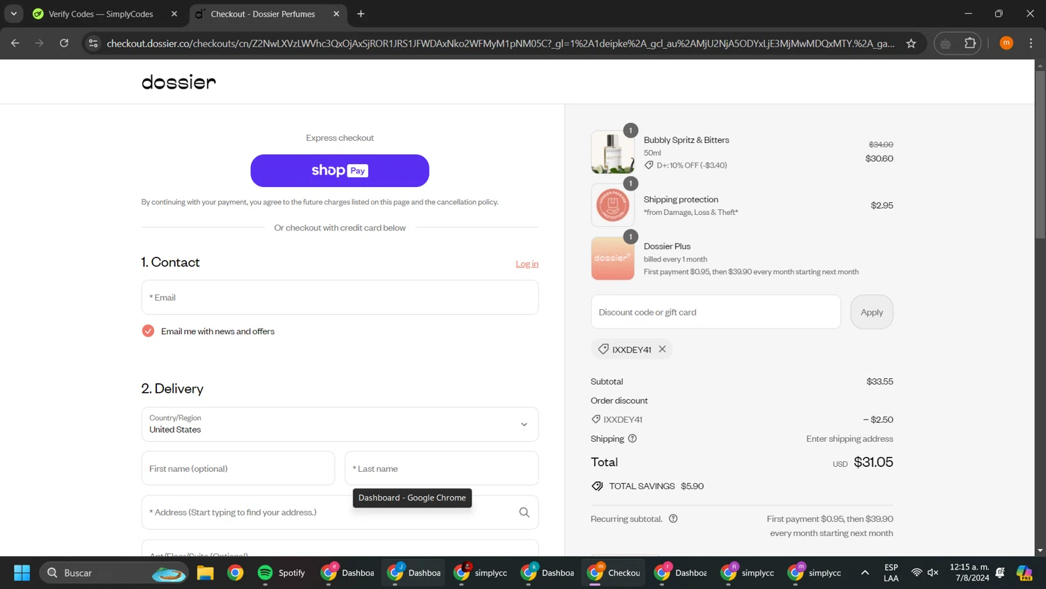 Dossier Coupon Codes - $10 Off | August 2024