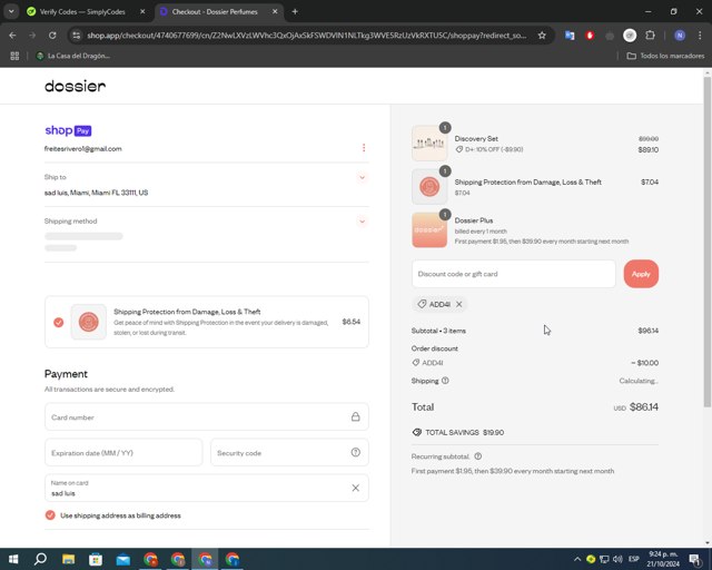 Dossier Coupon Codes - $10 Off | November 2024