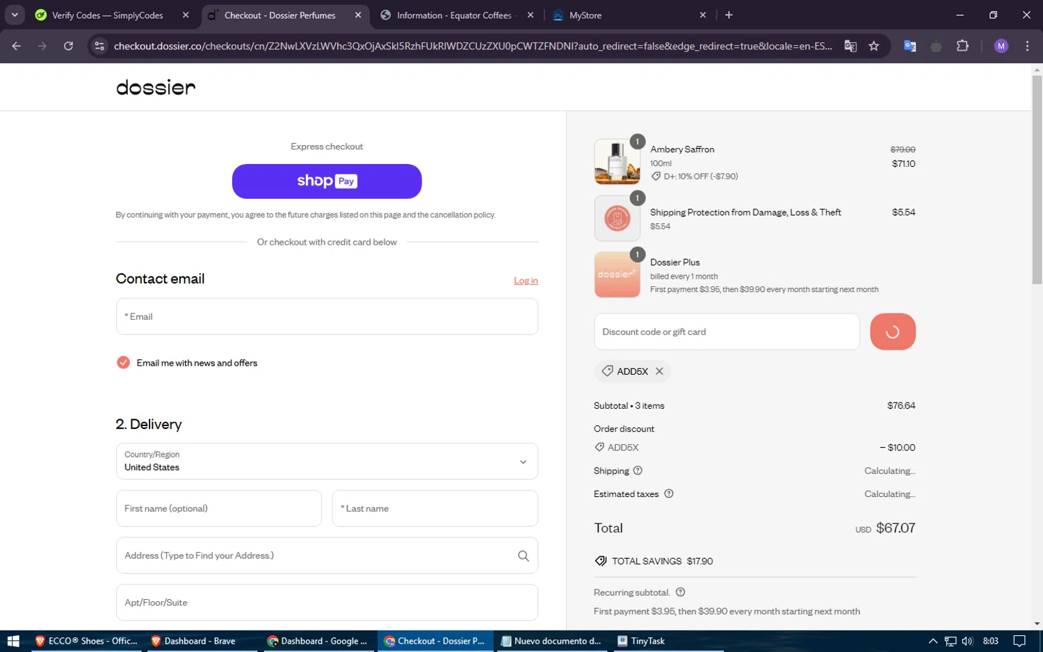 Dossier Coupon Codes - $10 Off | November 2024
