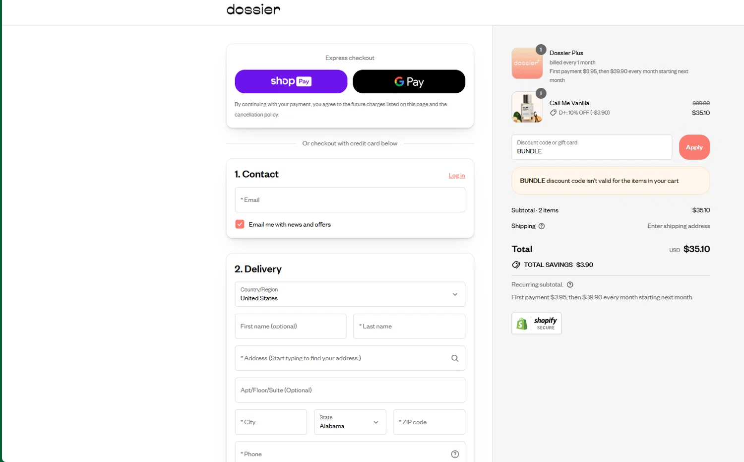 Dossier Promo Codes (3 Verified) - 10% Off Sitewide Oct 2025
