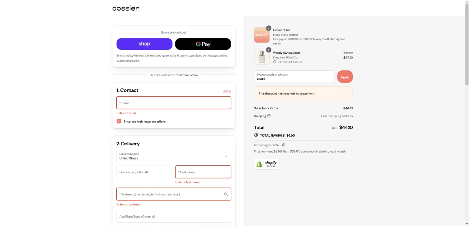 Dossier Promo Codes (1 Verified) - $25 Off w/Code Sep 2025