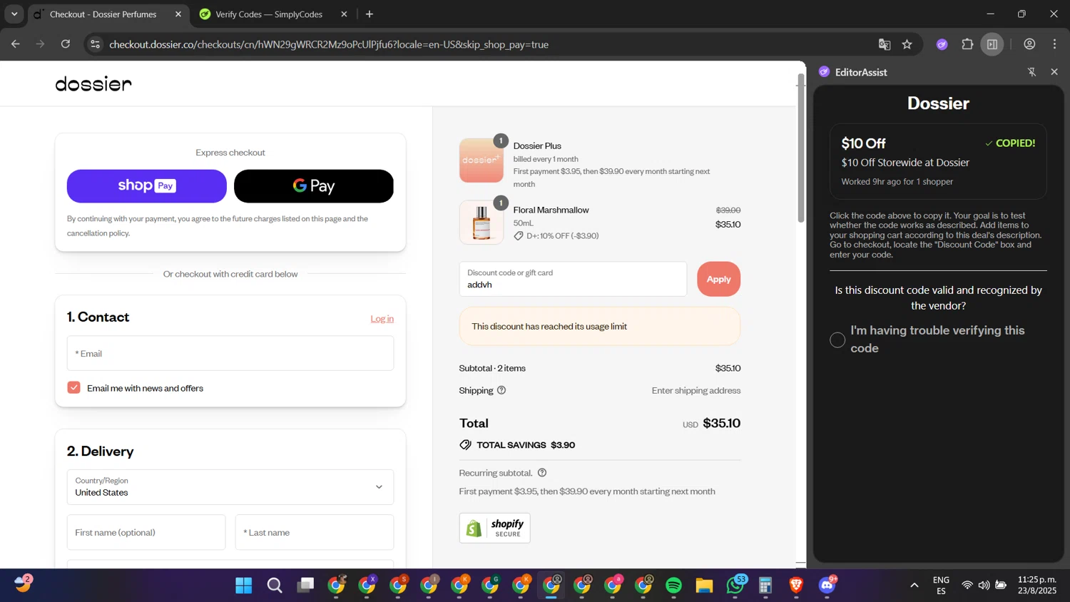 Dossier Promo Codes (2 Verified) - 40% Off w/Code Sep 2025