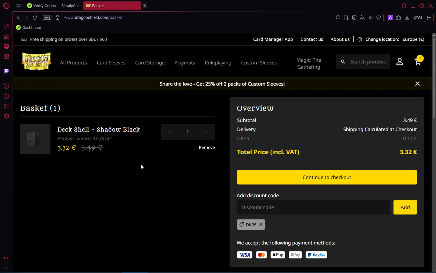 Dragon Shield Promo Codes - 5% Off (8 Verified) June 2026