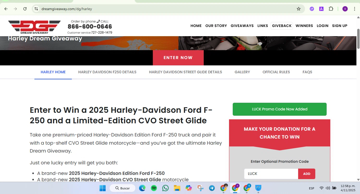 Dream Giveaway Promo Code - 50% Off (Verified) Nov 2025