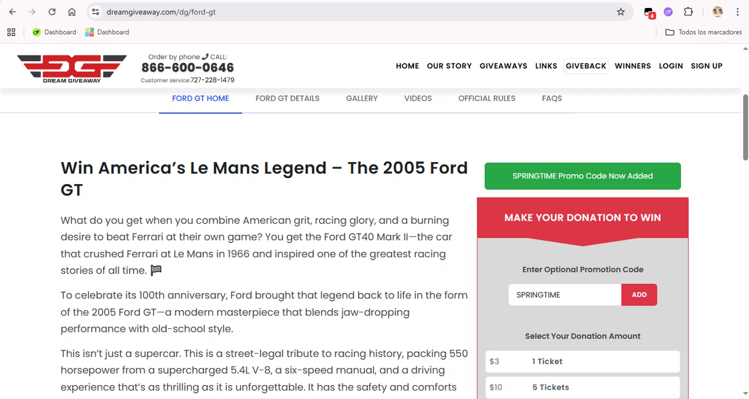 Dream Giveaway Promo Codes - 50% Off Sep 2025