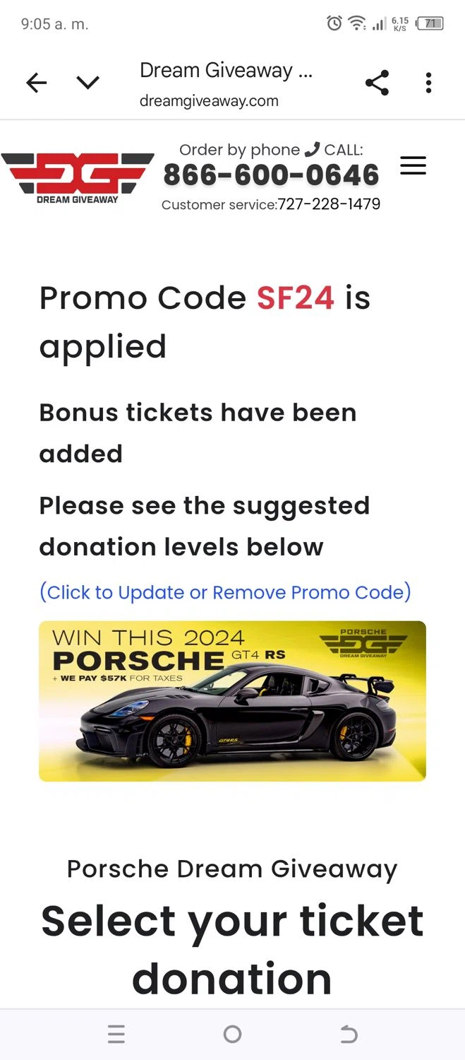 Dream Giveaway Promo Codes - 50% Off Sep 2025