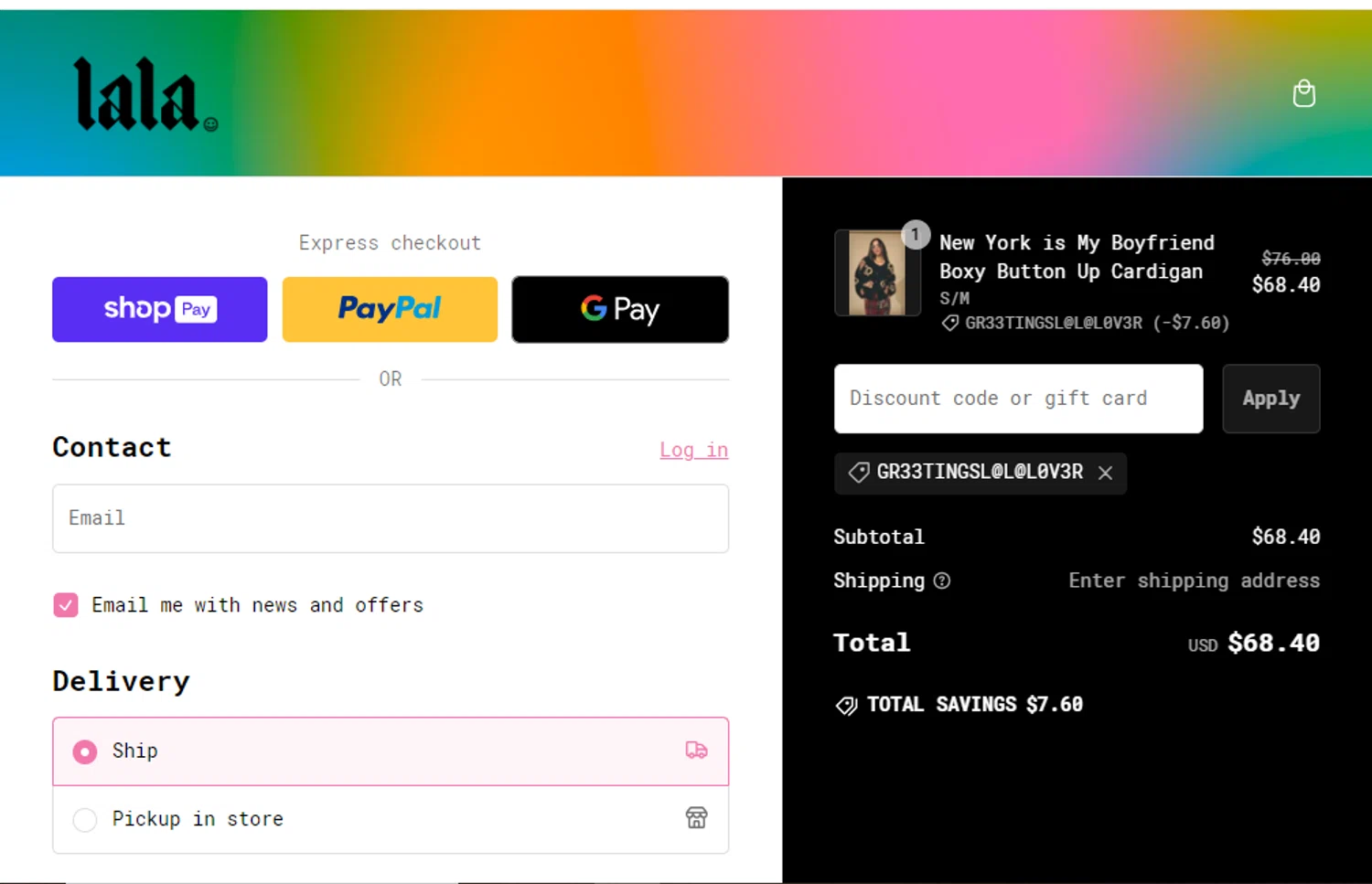 Dressed In Lala Discount Codes - 10% Off | December 2024