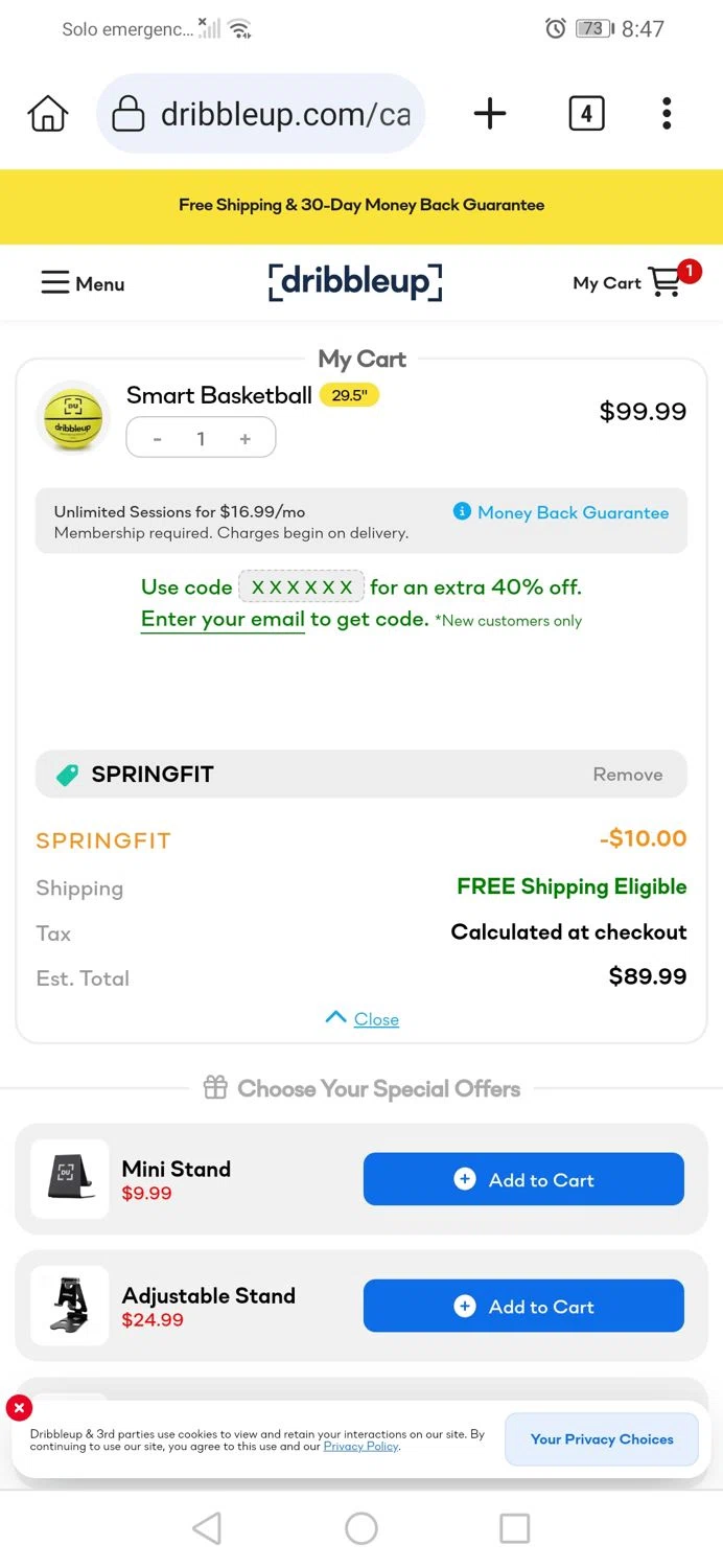 Dribbleup Promo Codes - $30 Off | December 2024