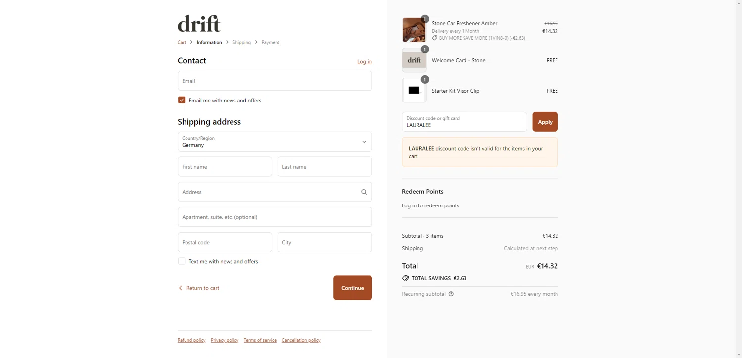 Drift. Promo Codes (18 Verified) - 20% Off Sitewide Aug 2025