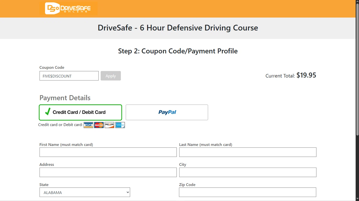 DriveSafe Online Promo Codes - 20% Off Oct 2025