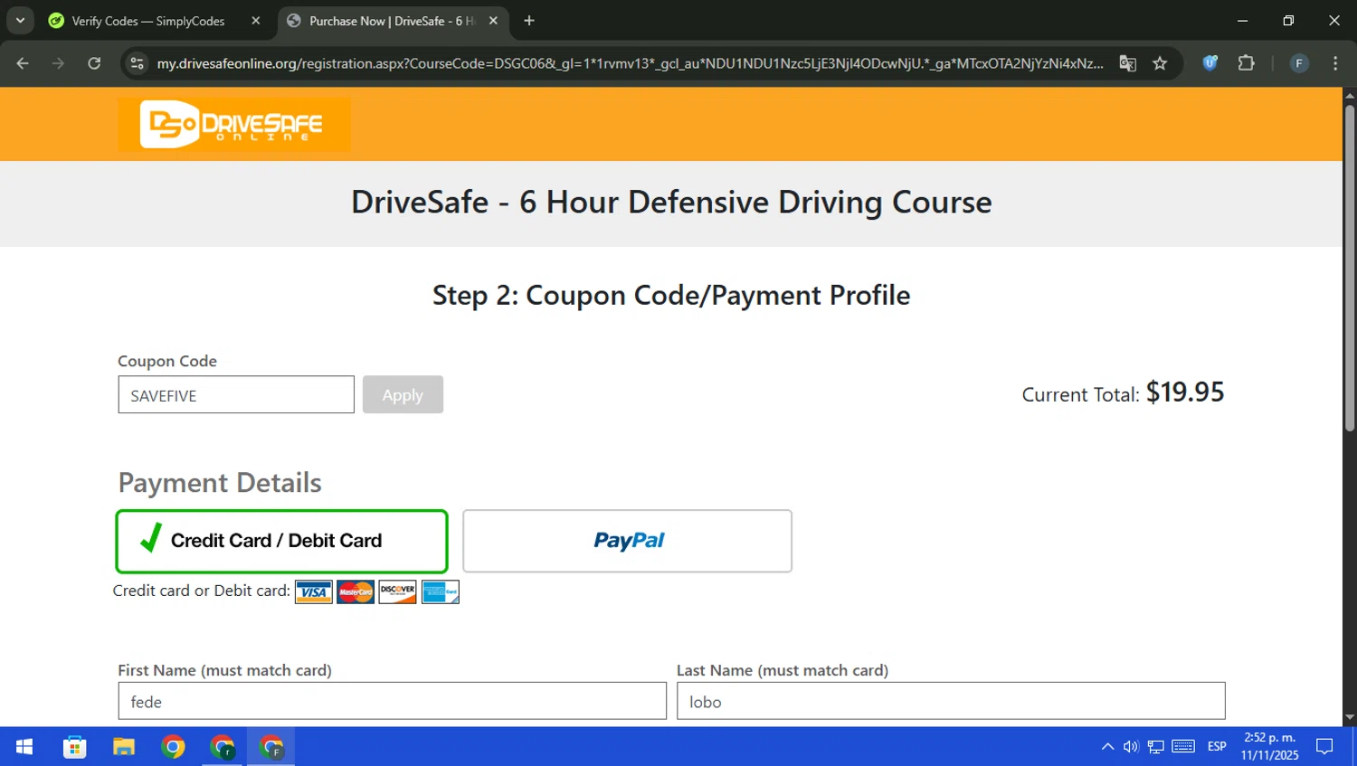 DriveSafe Online Promo Code - 20% Off (Verified) Jan 2026