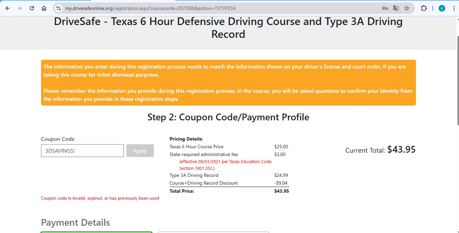 DriveSafe Online Promo Codes - 20% Off Oct 2025