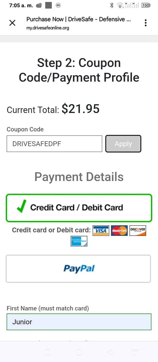 DriveSafe Online Promo Codes - 20% Off Oct 2025