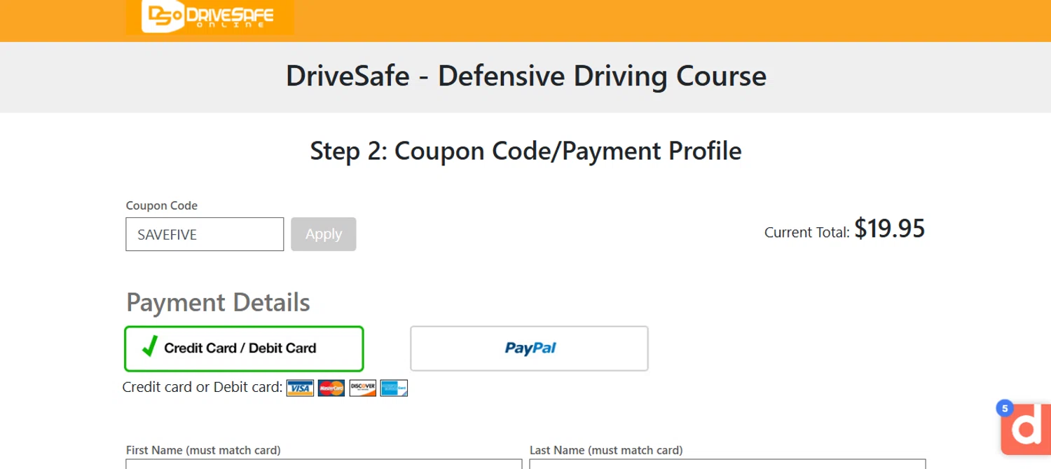 DriveSafe Online Promo Codes - 20% Off Sep 2025