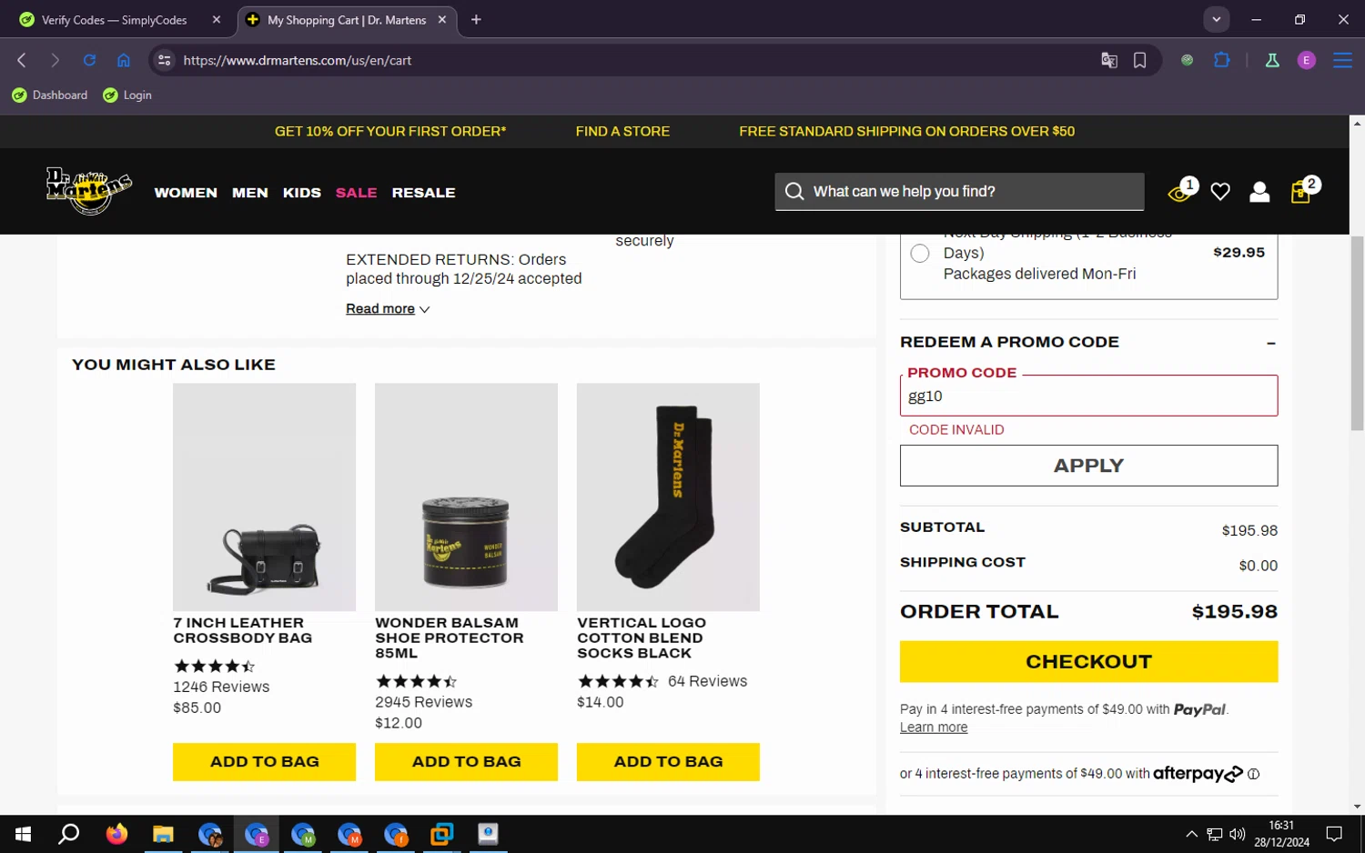 Dr. Martens Promo Codes - 10% Off | January 2025