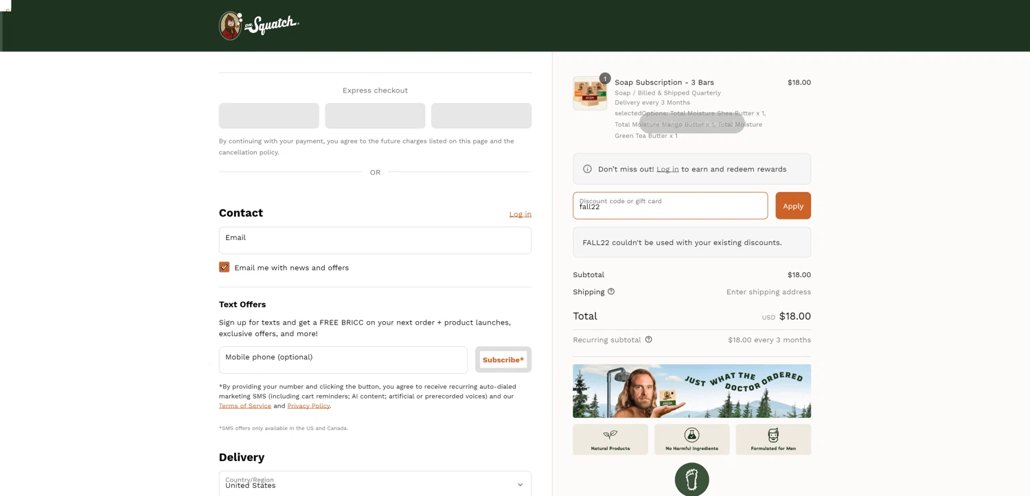 Dr. Squatch Discount Codes (9 Verified) - $15 Off May 2025