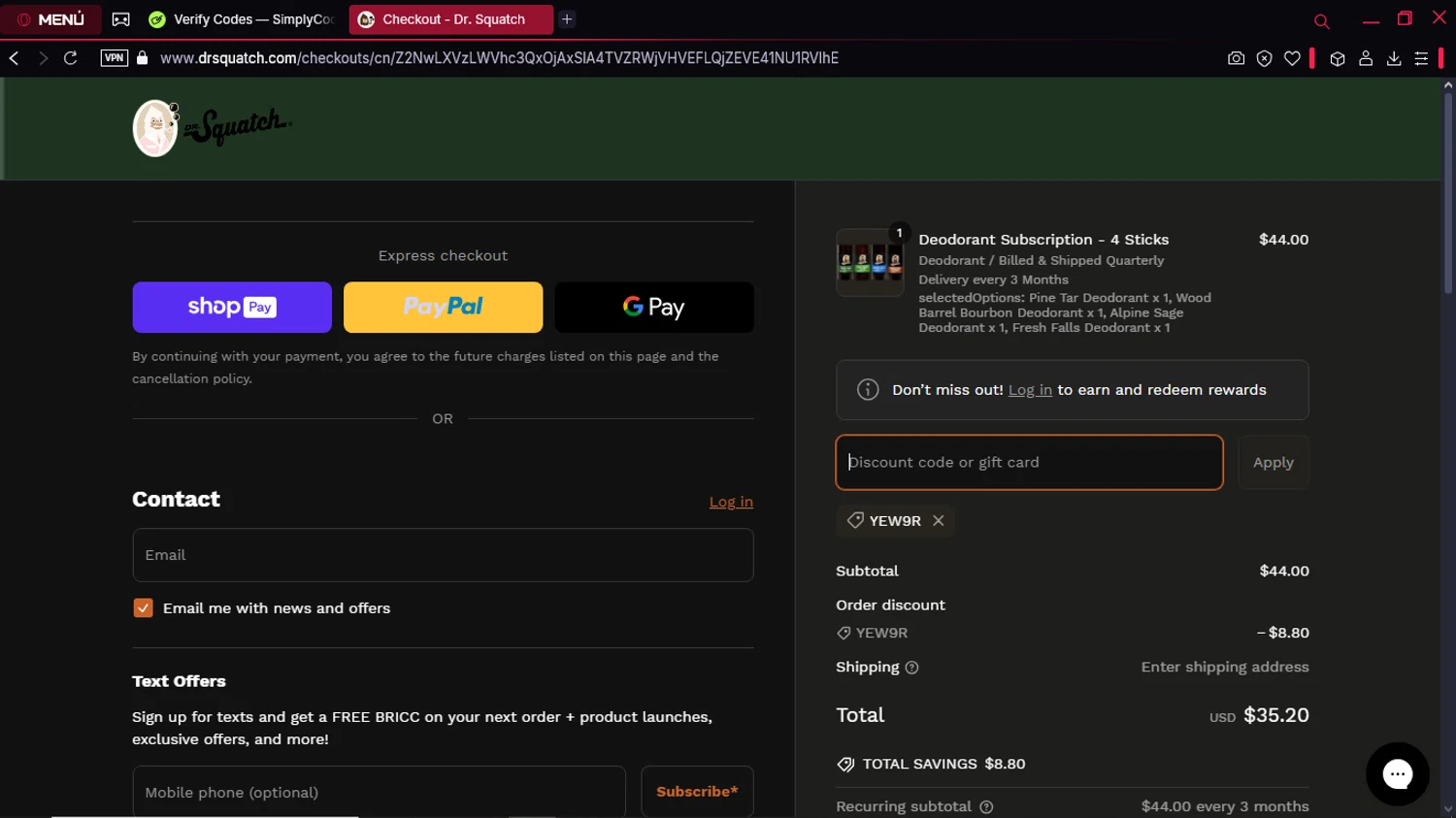 Dr. Squatch Discount Codes (9 Verified) - $15 Off May 2025