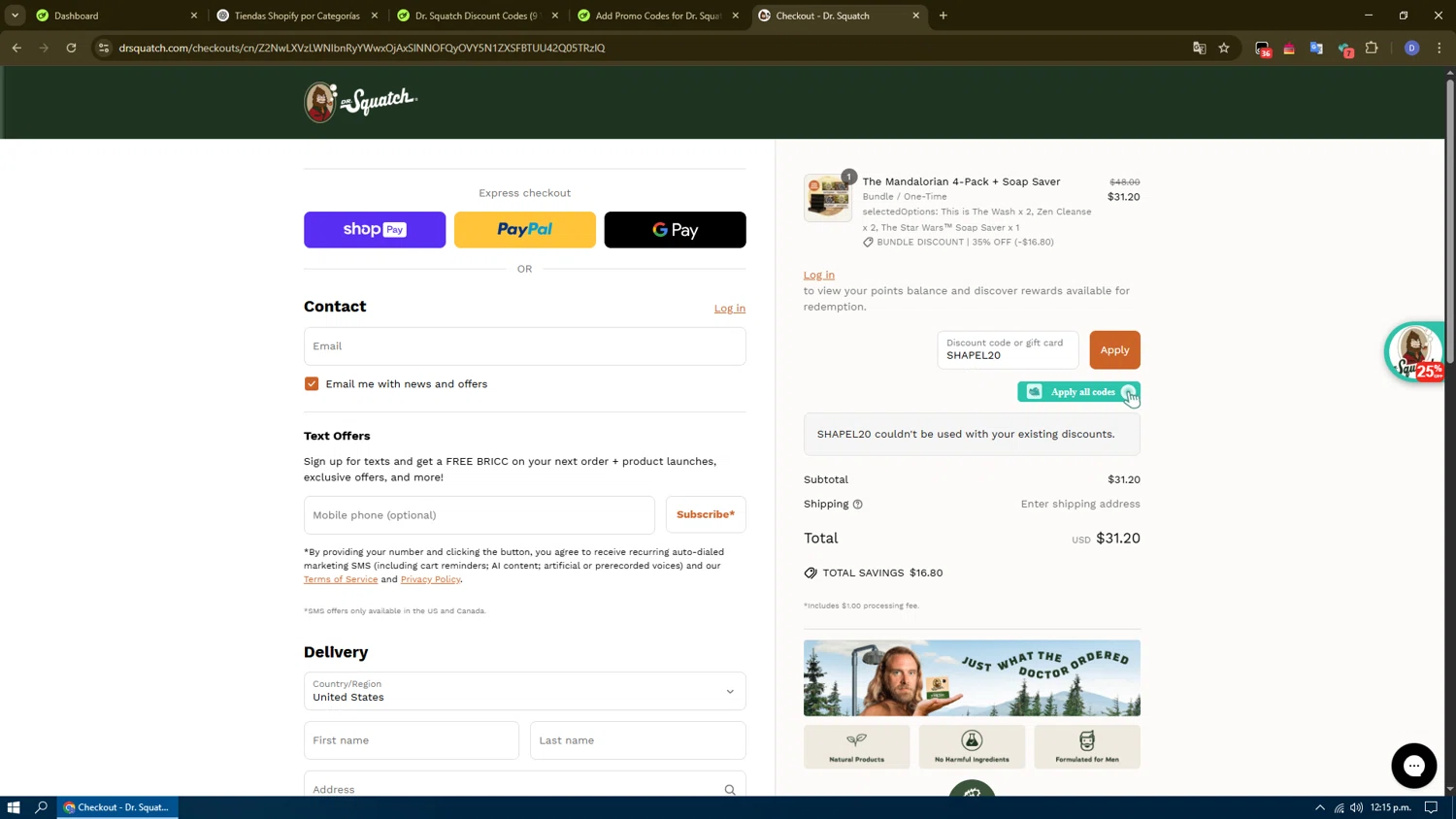 Dr. Squatch Discount Codes (9 Verified) - 20% Off May 2025
