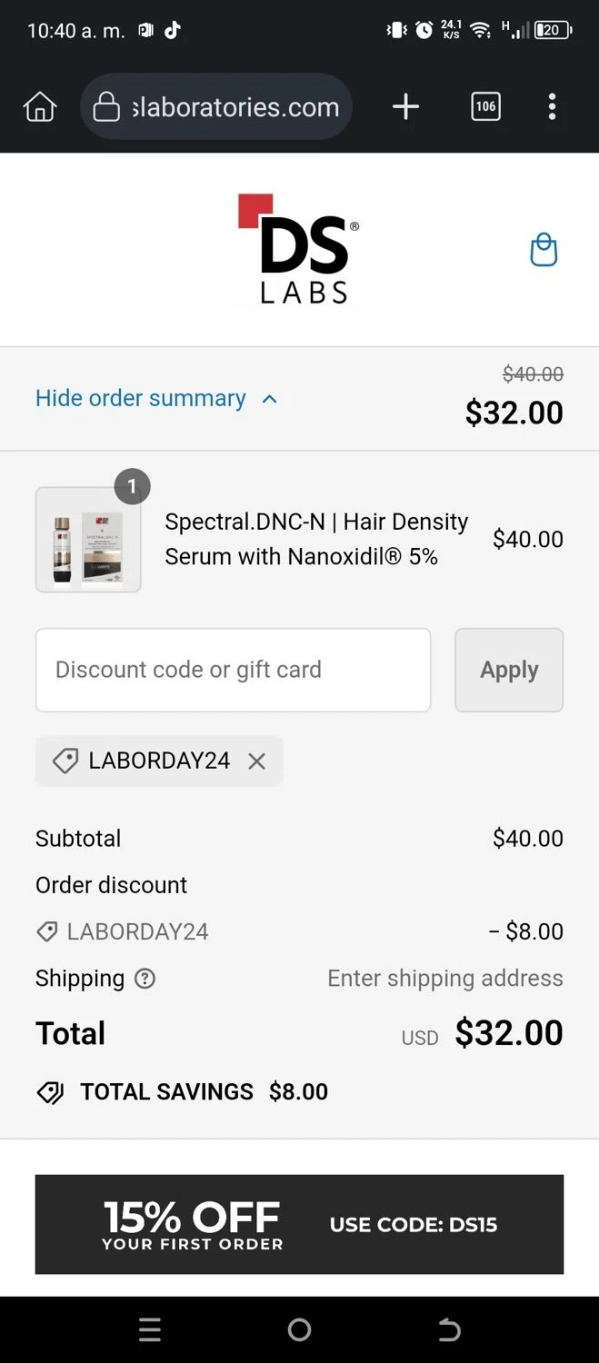 DS Laboratories Coupons - $7 Off | October 2024