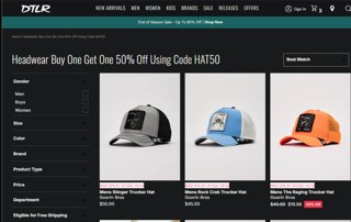 DTLR Discount Codes (3 Verified) + Free Ship Mar 2025