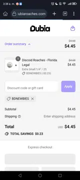 Dubia Roaches Promo Codes - 15% Off (Verified) Jun 2026