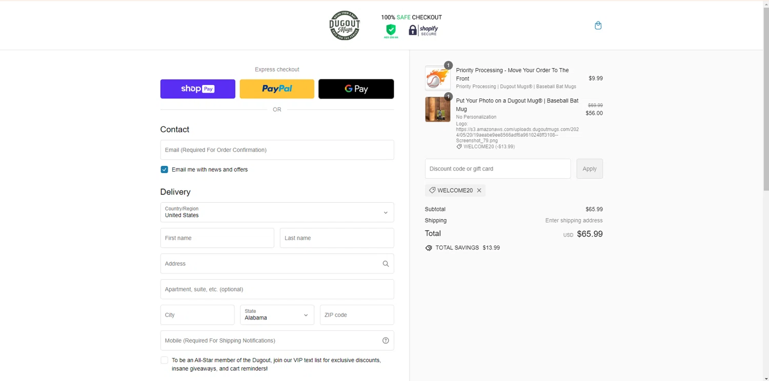 Dugout Mugs Promo Codes – 30% Off | May 2024