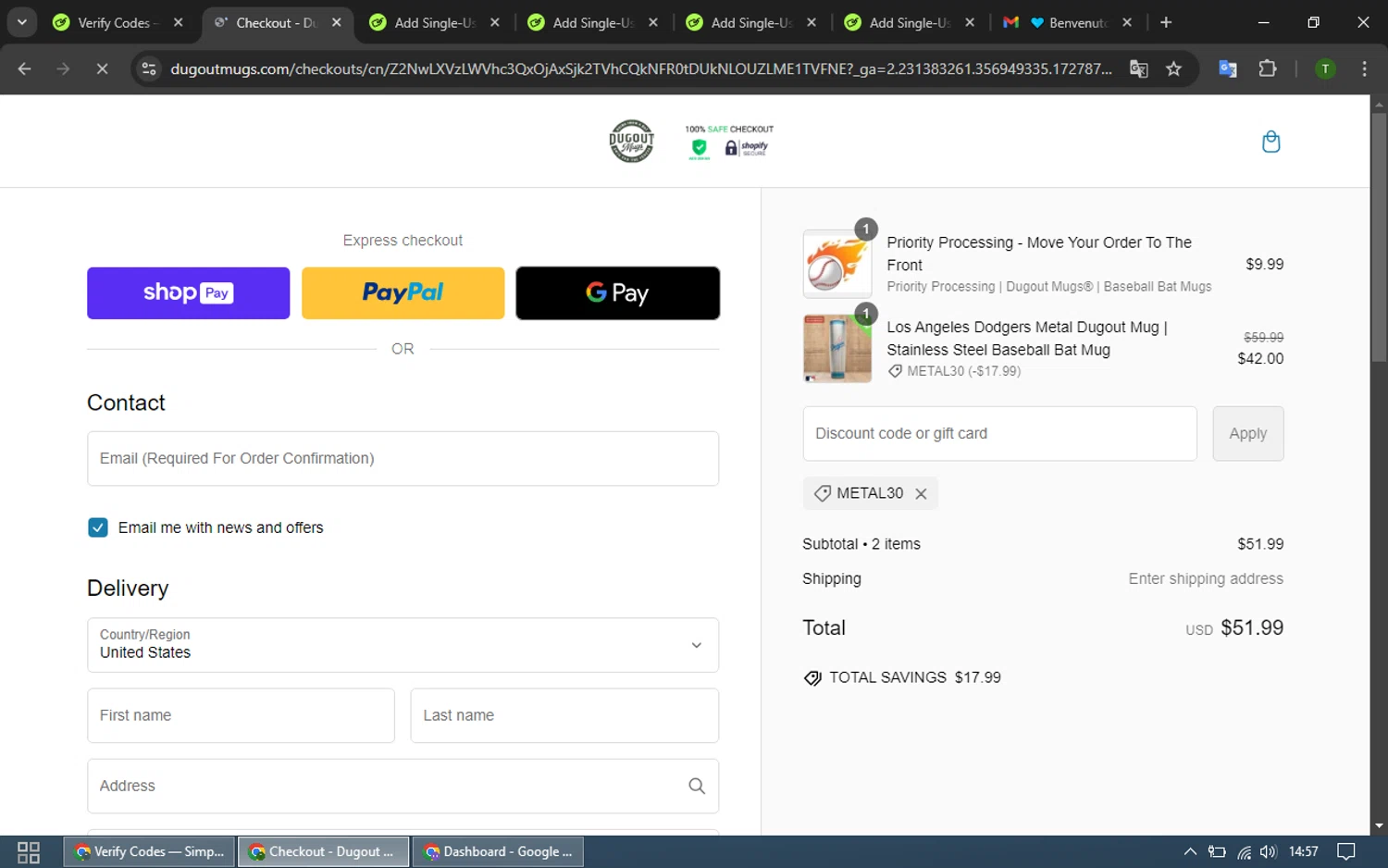 Dugout Mugs Discount Codes - 25% Off | November 2024