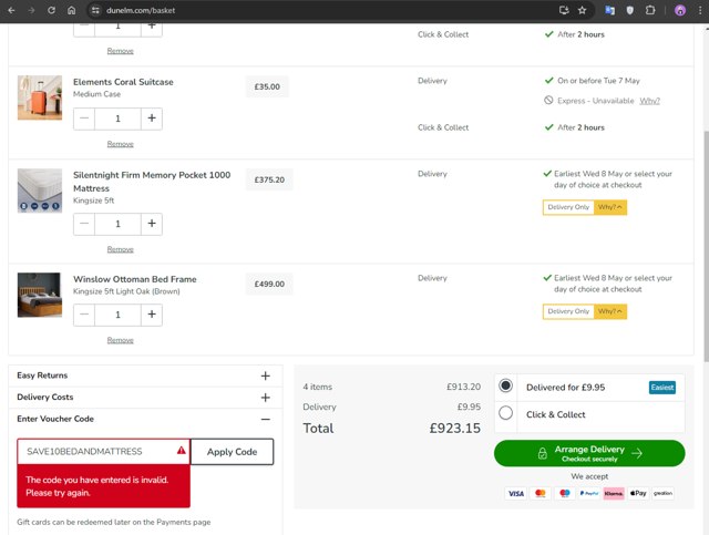 Dunelm Promo Codes - $3 Off Coupons Aug 2025