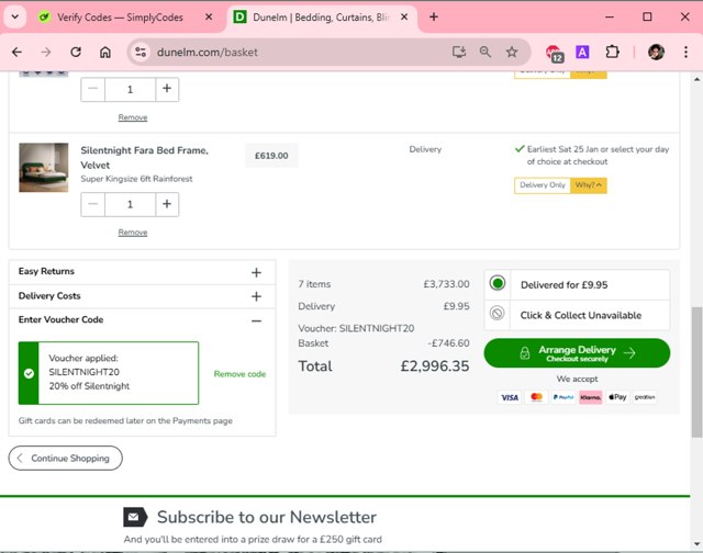 Dunelm Promo Codes - $3 Off Coupons Aug 2025