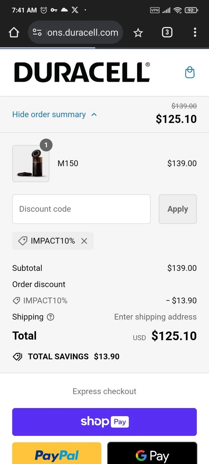 Duracell Coupons - 10% Off | January 2025